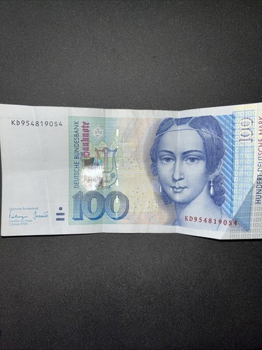 100 DM Geldschein Deutsche Mark Banknote Schein 1996 | eBay.de