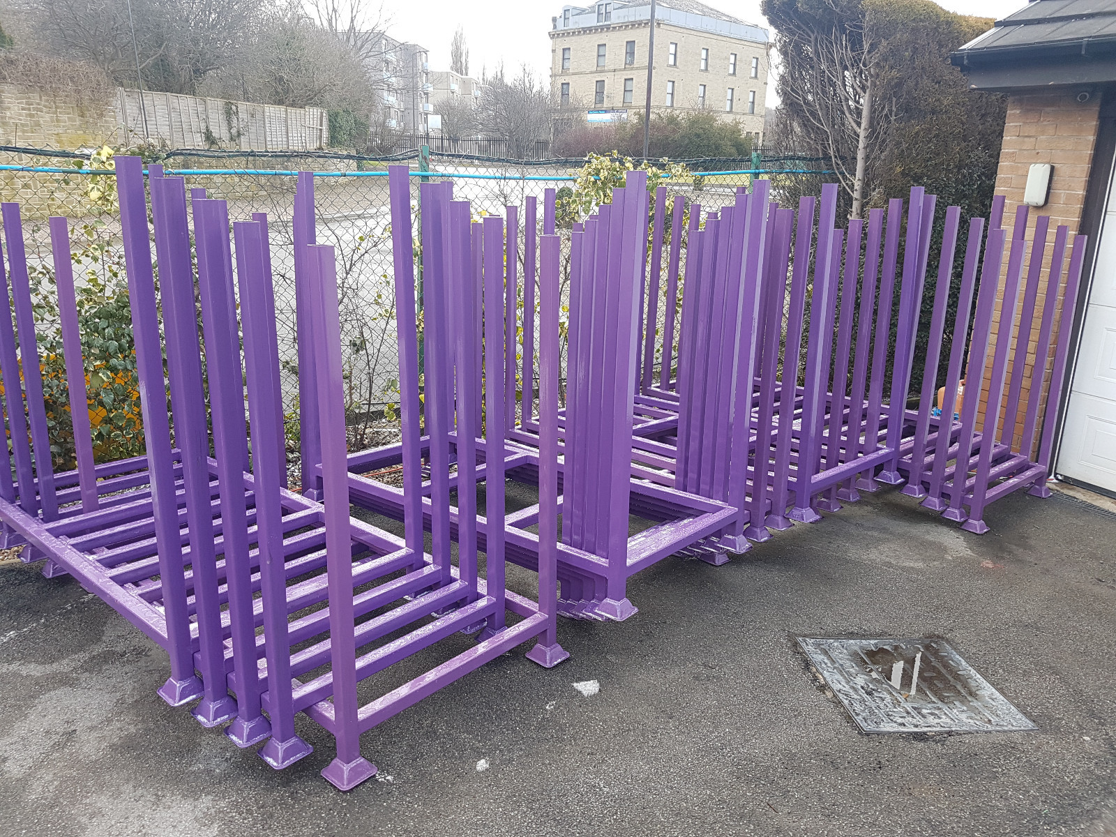 Stackable Steel Stillages 6'x3'x5'(h) heavy duty, UK Made (£125+VAT ...