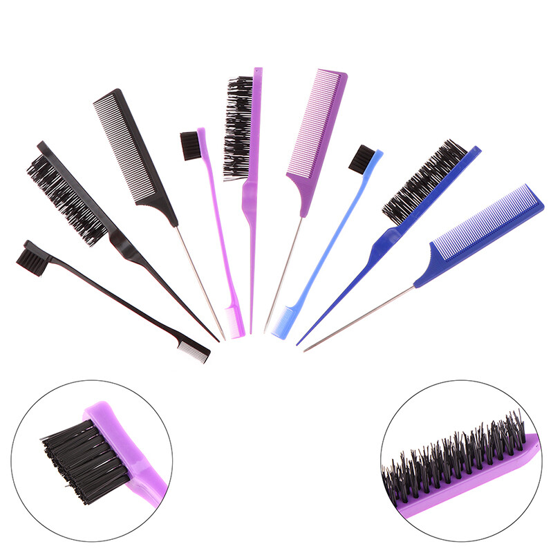 3Pcs/set Double Sided Edge Control Hair Comb Hair Styling Hair Brush ...