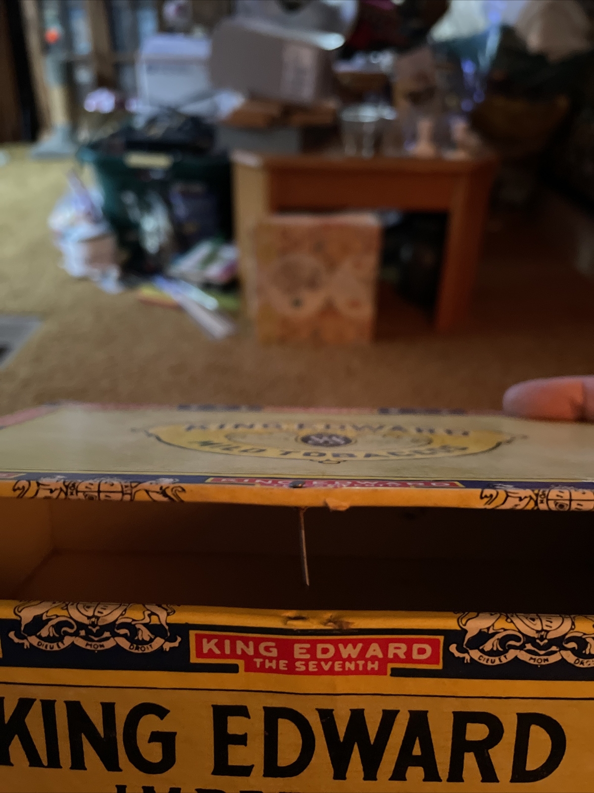 Vintage King Edward the Seventh Empty King Edward Imperial Cigar Box | eBay