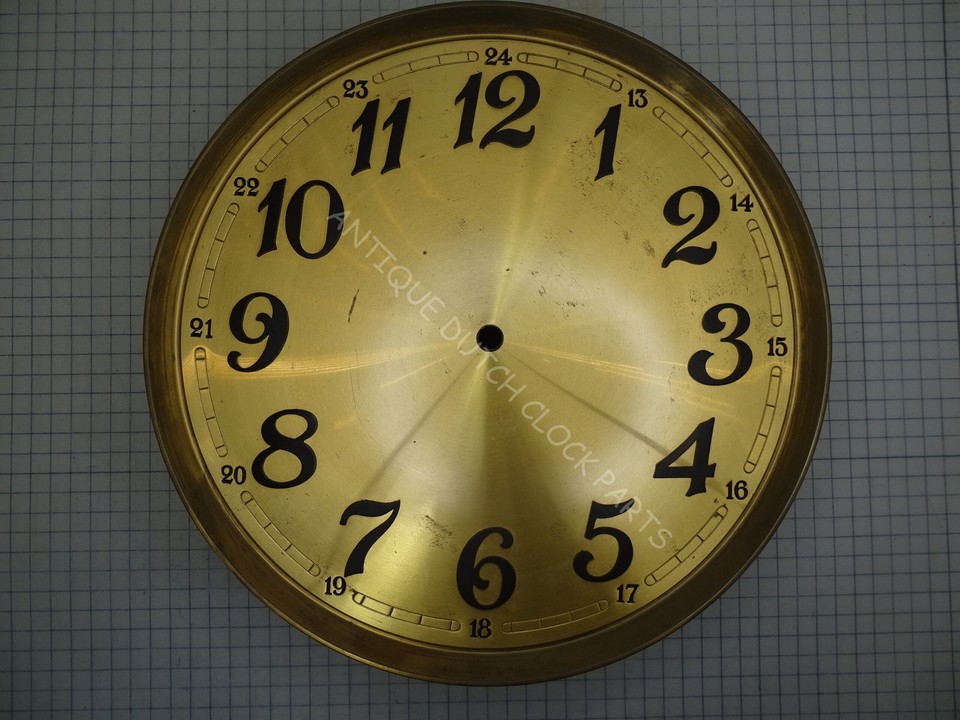 BIG BRASS DIAL FOR A GERMAN KIENINGER GRANDFATHER CLOCK | eBay