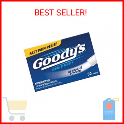 Goody's Extra Strength Headache Powder, 50 Powder Sticks 42037103668 | eBay