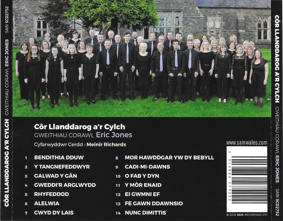 Côr Llanddarog a'r Cylch - Gweithiau Corawl Eric Jones (2016) CD | eBay