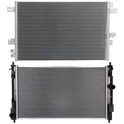 Cooling Radiator and AC Condenser For 2008-2014 Dodge Avenger Jeep ...