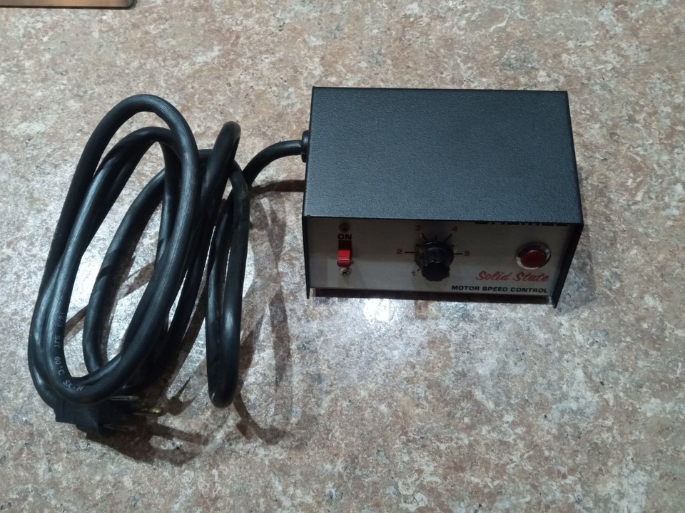 Dremel Model 219-2 Table Top Motor Variable Speed Control Solid State ...