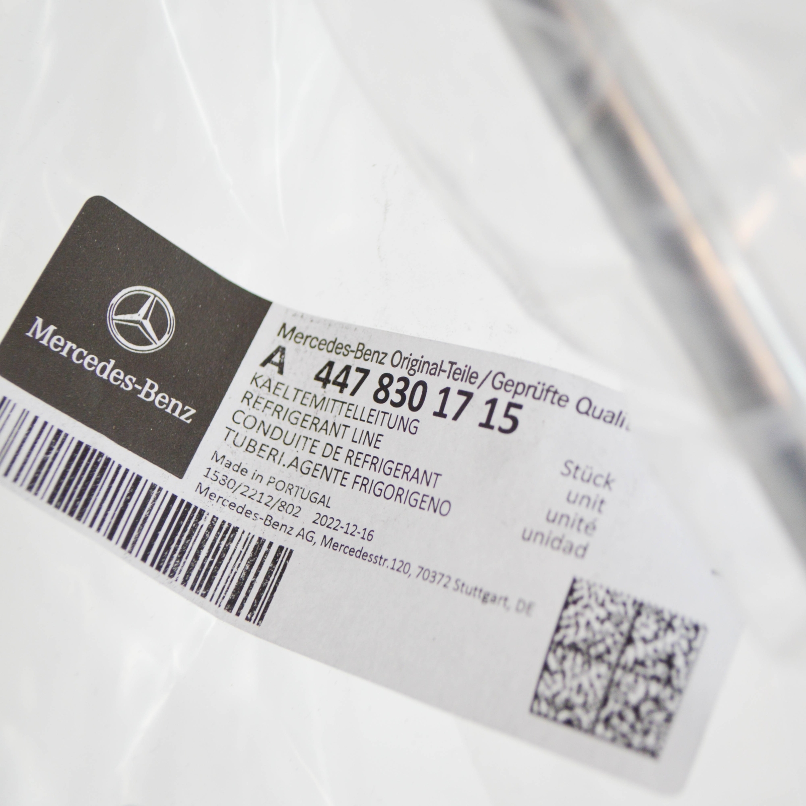 MERCEDES-BENZ VITO W447 Refrigerant Line A4478301715 NEW GENUINE | eBay UK