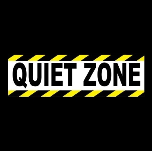 Quiet Zone Clip Art