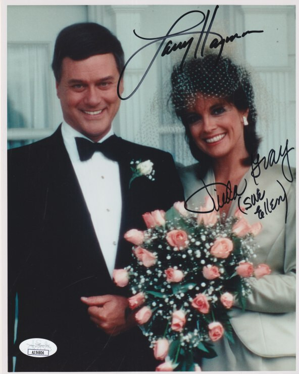 Linda Gray & Larry Hagman (Dallas) signed 8x10 photo JSA | eBay