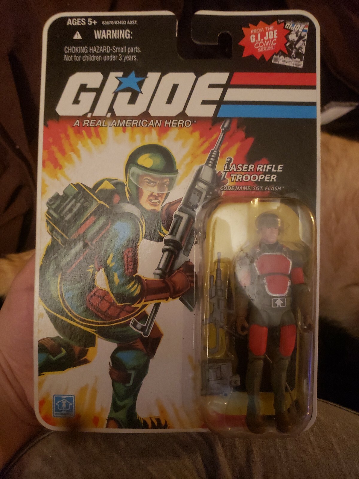 G. I. Joe Laser Rifle Trooper, unopened, new, action figure, one owner ...
