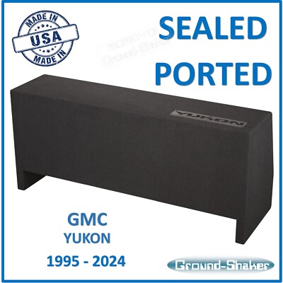 GMC YUKON 1996-2024 Dual Sealed Sub Box Subwoofer Enclosure | eBay