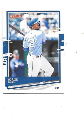 Jorge Soler 2020 Donruss Baseball Card #202 Kansas City Royals | eBay