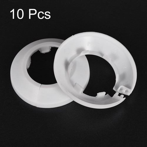 Pipe Cover Decoration, 40mm PP Water Pipe Drain Line Escutcheon White ...