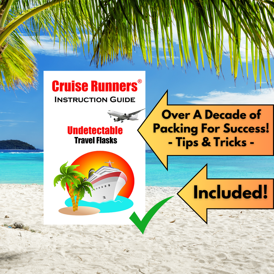 CRUISE SHIP FLASK KIT 6 Pc. 32oz RUM RUNNERS ALCOHOL LIQUOR SMUGGLE ...