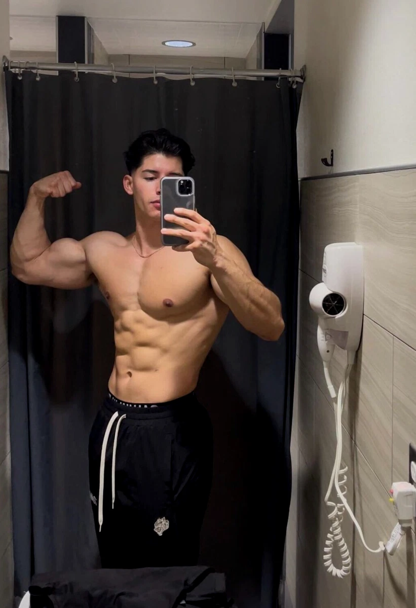 Arm Muscle Flex Selfie