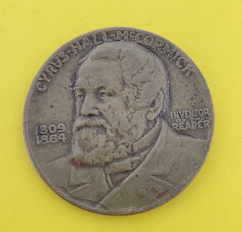 1931 International Harvester Company Cyrus Hall McCormick Round Token ...