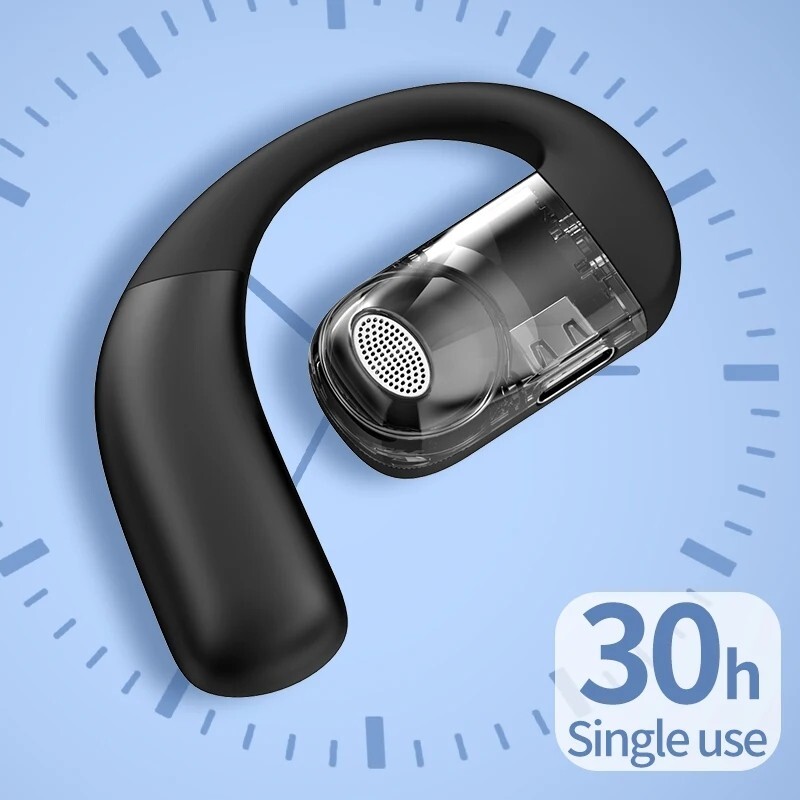 5.4 Bluetooth Earbuds Driving Trucker Wireless Headset Earpiece Noise ...