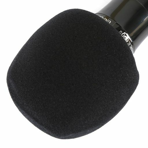 10x Microphone Wind Sock Foam Cover Black 50mm ID Shure Yoga Redback ...