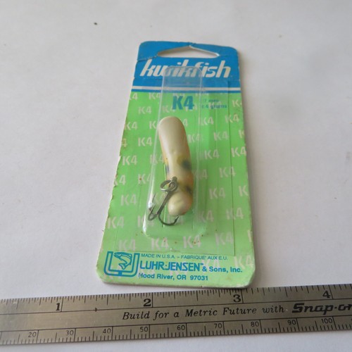FISHING LUR LUHR-JENSEN KWIK-=FISH K-4 NEW ON THE CARD | eBay