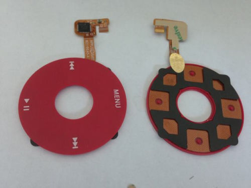 Red color clickwheel click wheel for ipod 6th 7th classic 80gb 160gb U2 ...