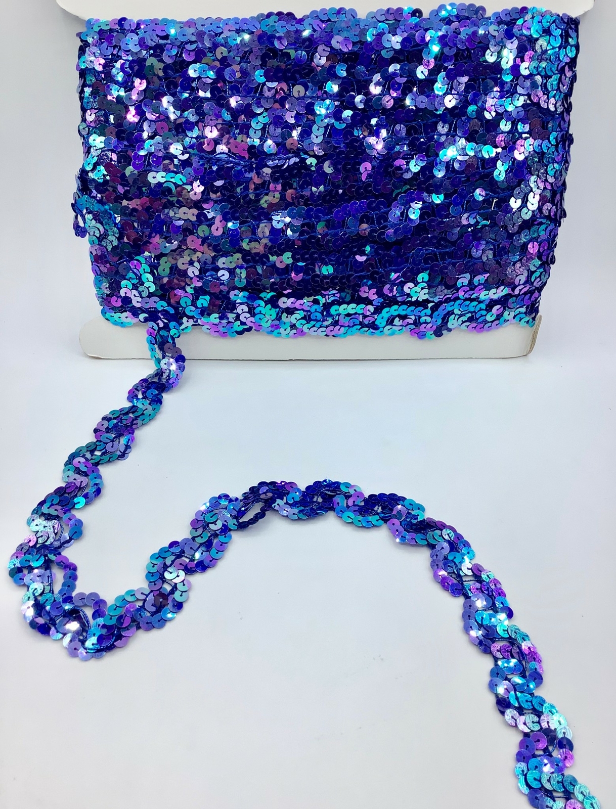 Trimplace Jewel Royal 1" Sequin Trim - 12 Yards | eBay