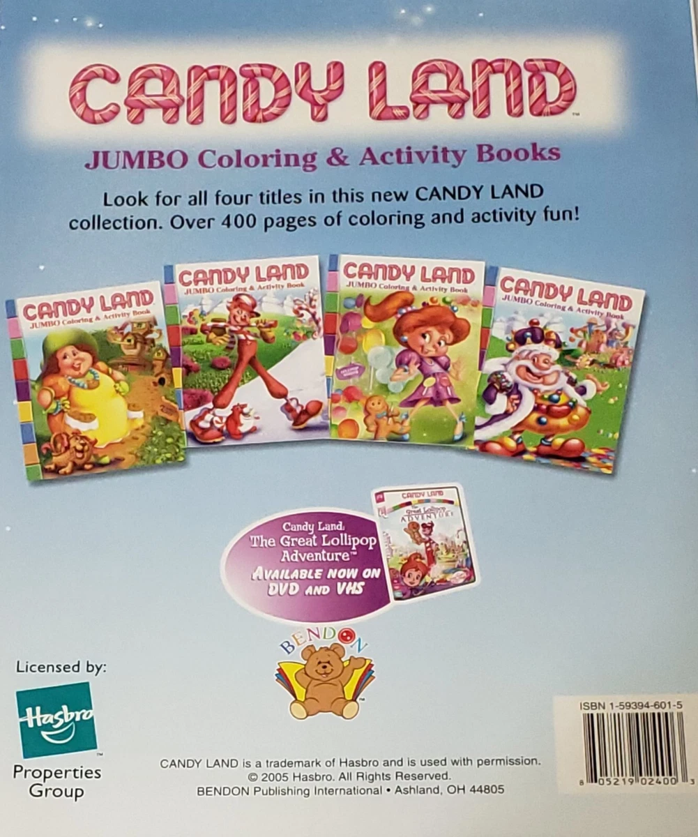 Candyland Map Coloring Pages