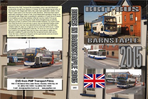 3203. Barnstaple. UK. Buses. October 2015. Over to Stagecoach for North ...