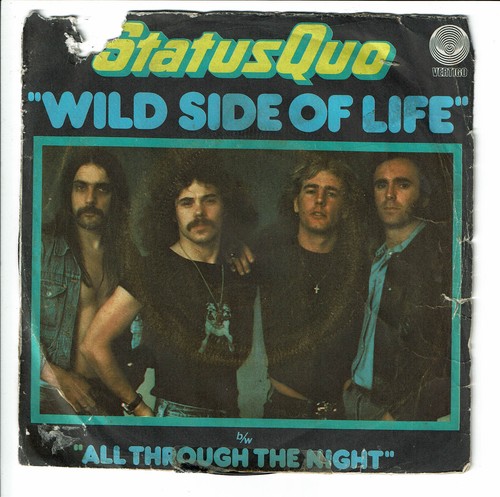 Status Quo Vinyl 45 RPM 7 " Wild Side Of Life -all Trough the Night ...