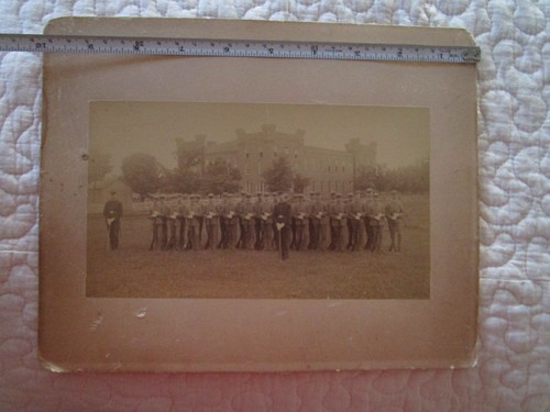 1880's Military Cadet Army School Photo Kepi M-1874 w/ 1873 Springfield ...