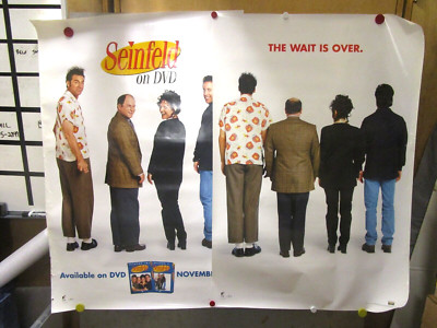 SEINFELD On DVD PROMO POSTER DIPTYCH 2004 Sony Columbia TriStar JERRY ...