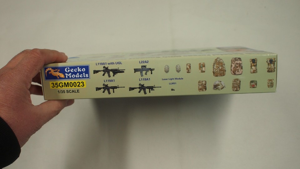 British Special Forces with Support Troops 1/35 scale model kit Gecko ...