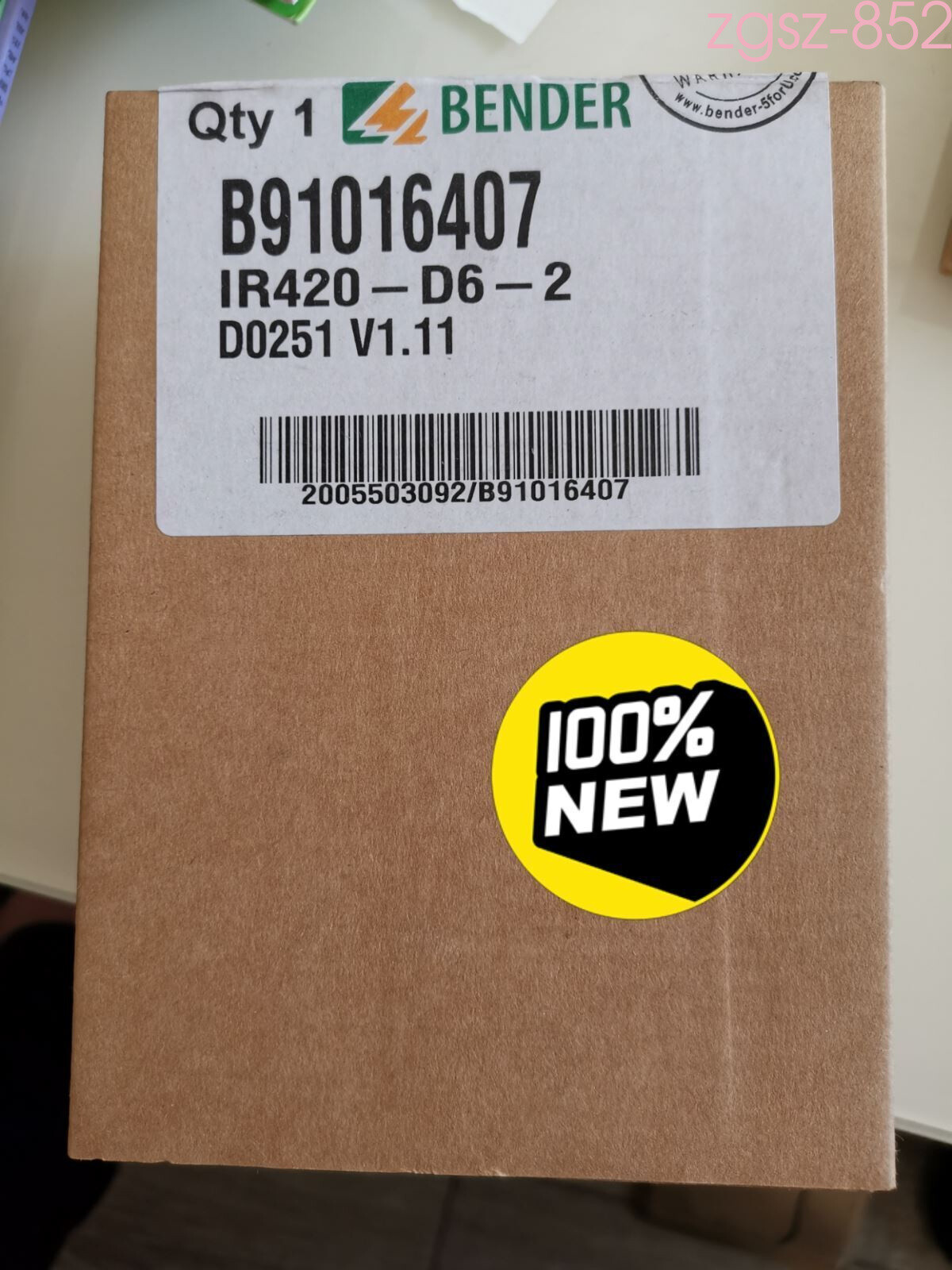 1 pc BENDER IR420-D6-2 INSULATION MONITORING DEVICE P/N B91016407 ...