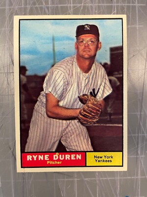 1961 TOPPS #356 RYNE DUREN NEW YORK YANKEES BASEBALL CARD NM/MT | eBay
