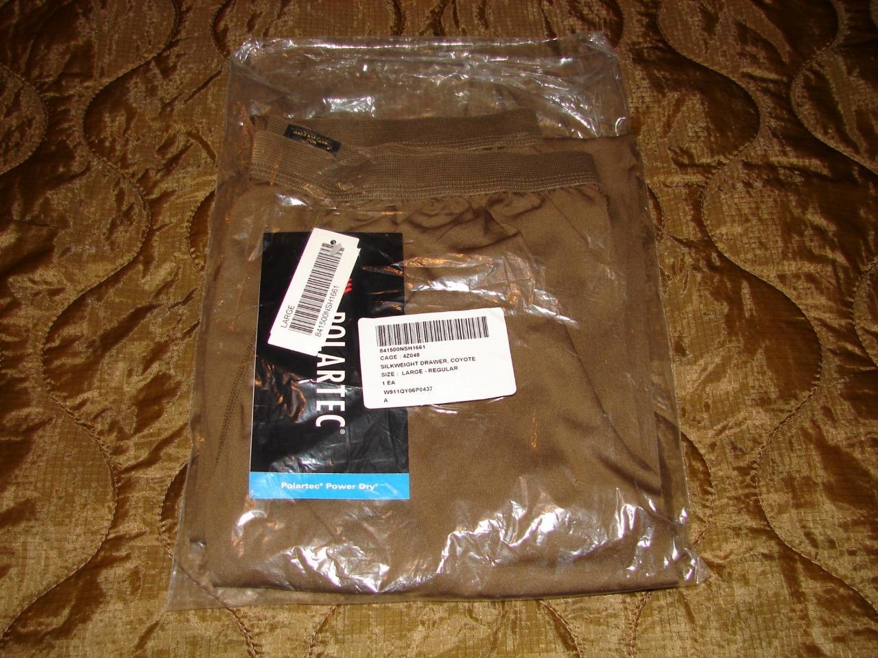 NEW USMC MCWCS CTEP Cold Weather Silk-Weight Polartec Drawers - Lrg/Reg ...