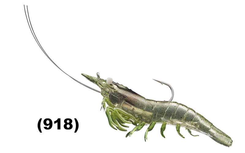 Live Target Shrimp Pre Rigged Soft Plastics Lure Any SSF75SK SSF100SK ...