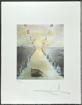 SALVADOR DALI * The Path of Enigma * 50 x 65 cm * signed lithograph ...