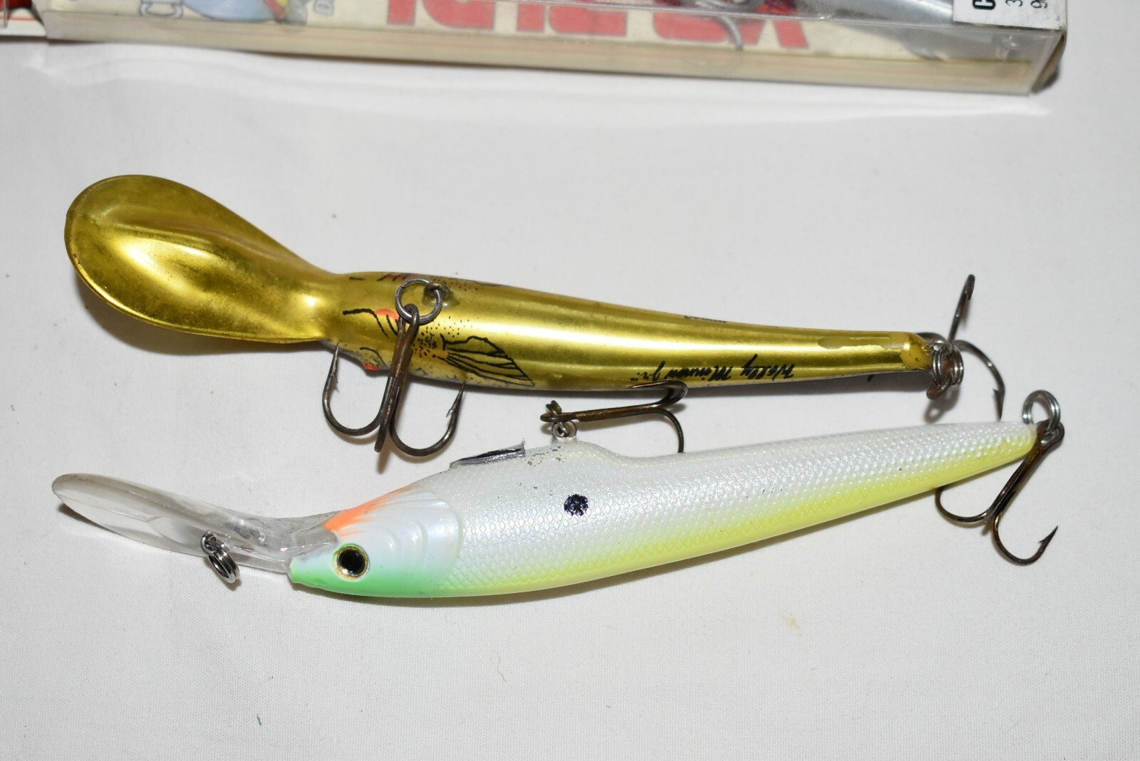 4 Deep Diving Minnow FISHING LURES YO-ZURI DD RAPALA Hot Tiger TDD-9 ...