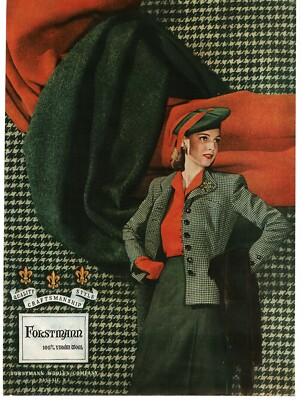 1944 Forstmann Wool Clothes For Women 1940s Fashion JacketSkirt Vintage ...
