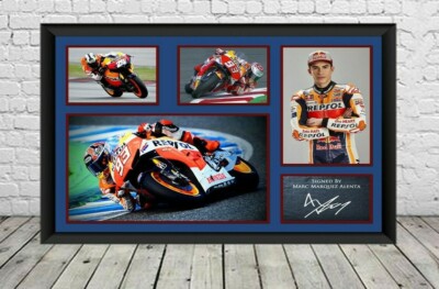 Marc Marquez Signed Photo Poster Print Autographed Moto GP Memorabilia ...