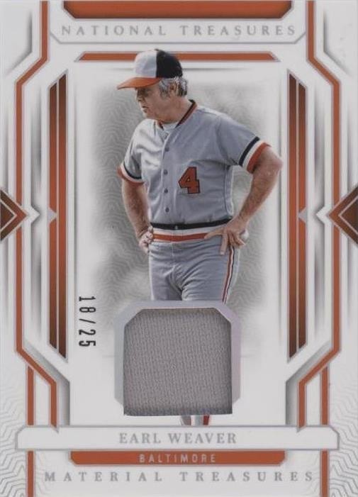 2024 Panini National Treasures - Material Treasures Earl Weaver #MT-EW ...