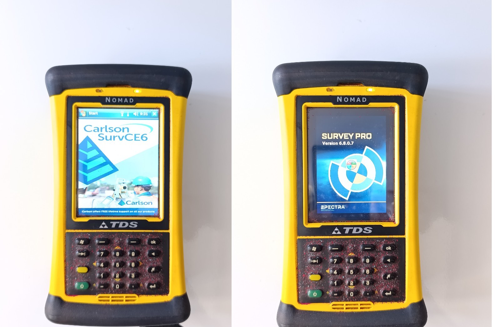 Trimble Nomad Data Collector Survce 6 SurveyPro 6 Field Genius Topcon ...