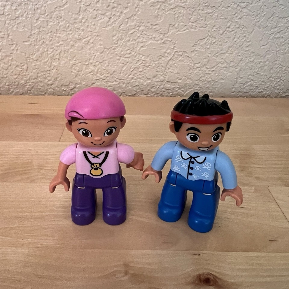 LEGO DUPLO Jake And The Neverland Pirates Jake & Izzy Figures ...