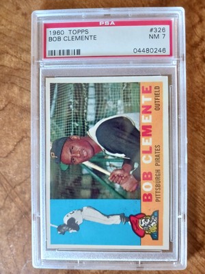 1960 topps bob clemente #326 psa 7 | eBay
