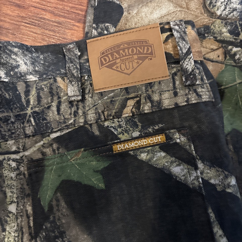 Diamond Cut Camo Pattern Jeans Men's 36x34 Mossy Oak Break Up ...