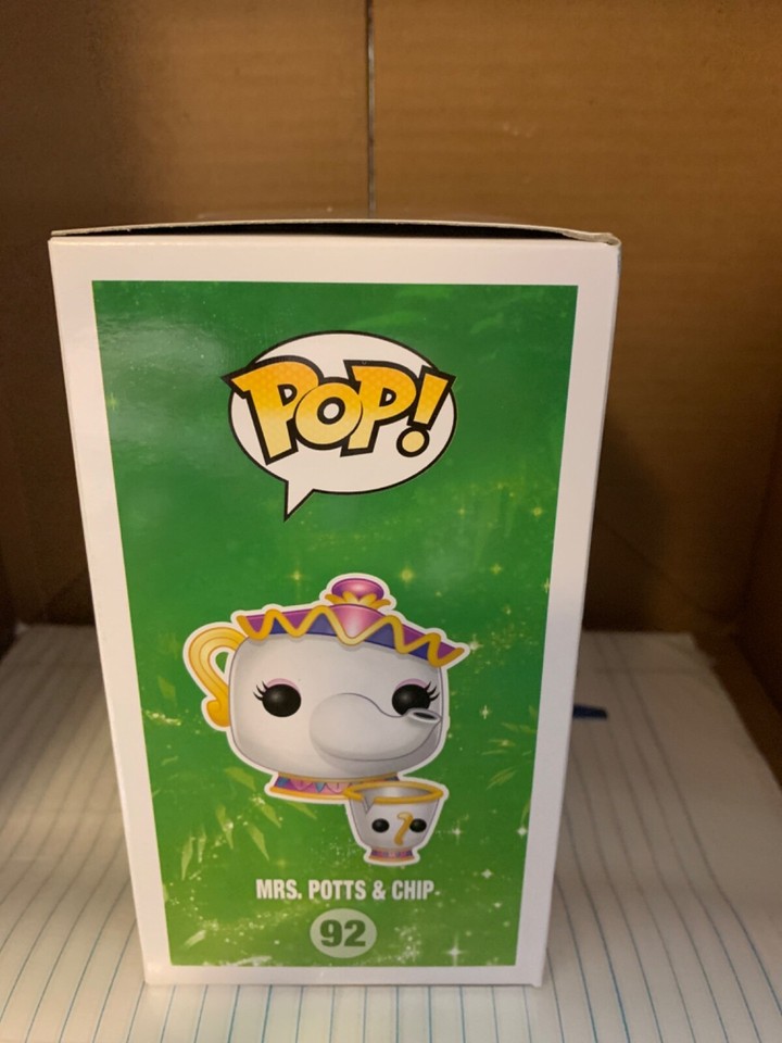 Funko Pop Bradley Pierce “Mrs. Potts & Chip” Beauty & the Beast ...