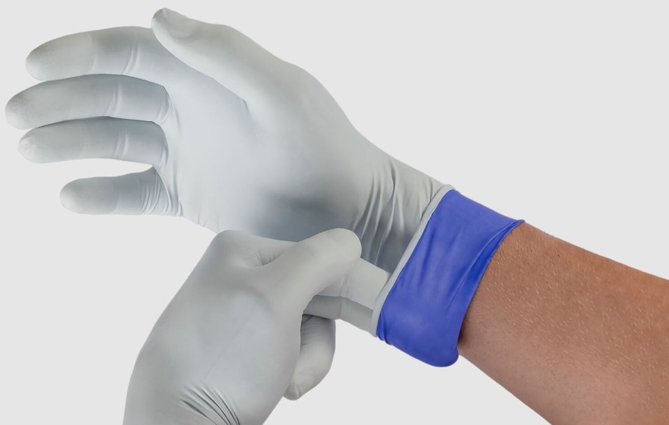 *100-Gloves* Ansell MicroFlex LIFESTAR EC PF Dual Layer Extended Cuff ...