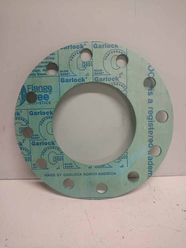 *NEW LOT OF 4* Garlock 6-5/8" PIPE FLANGE GASKET 12 Bolt Holes S38 | eBay