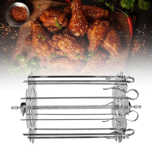 Rotisserie Kebab Skewer Set Rotisserie Kabob Rod for Steak French Fries ...