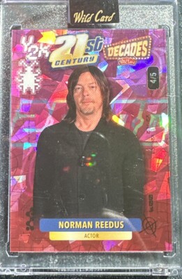 2024 Wild Card Decades “pack In Time” Preview Edition Norman Reedus /5 ...