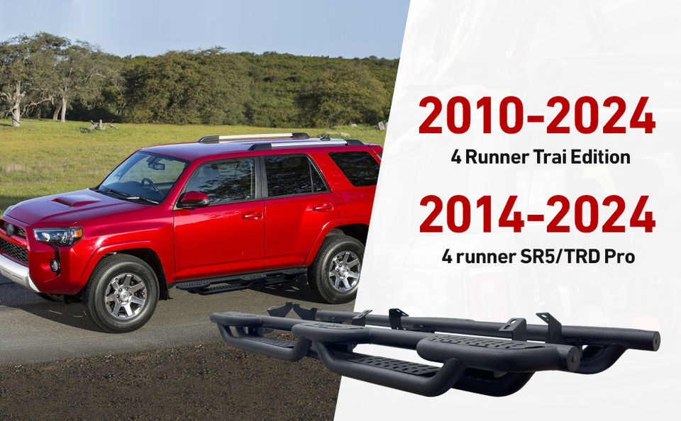 Vijay For 2010-2024 Toyota 4Runner Trail Edition Drop Side Steps ...
