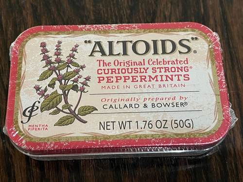 Vintage Altoids Peppermint Mentha Piperita Collectible Sealed Tin Rare ...